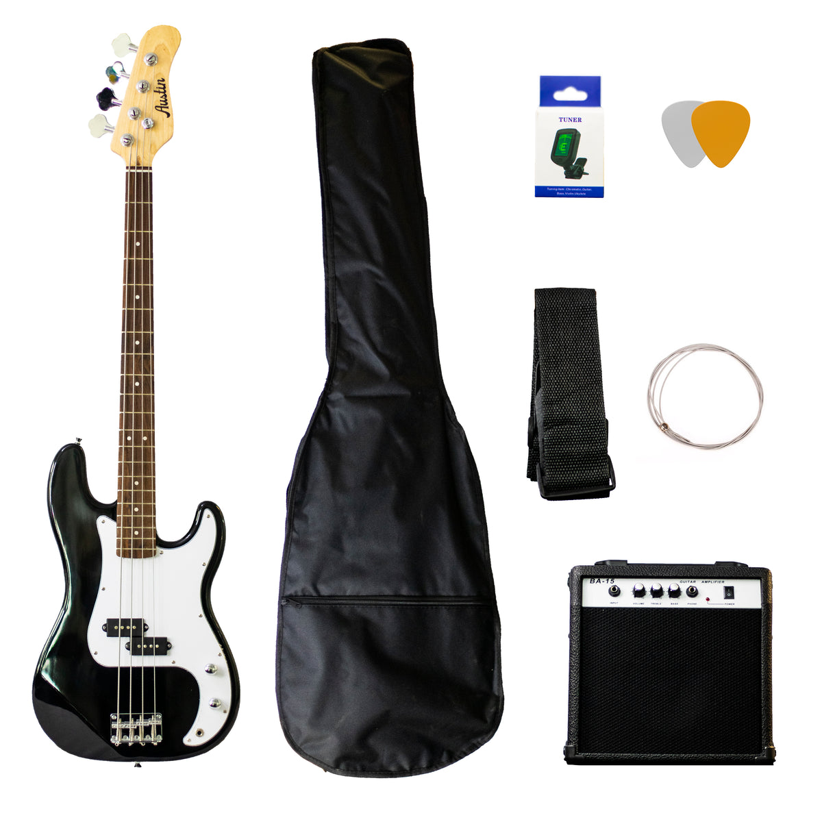 Pack-Bajo Electrico Negro - Austin - EBPK-I00 Black – Cialfaro